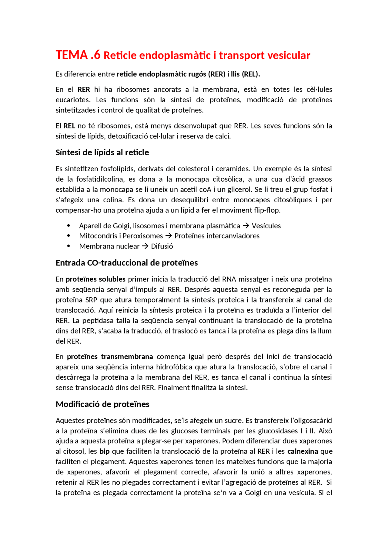 Biocel T6-T10 - Apunts T6-T10 - Docsity