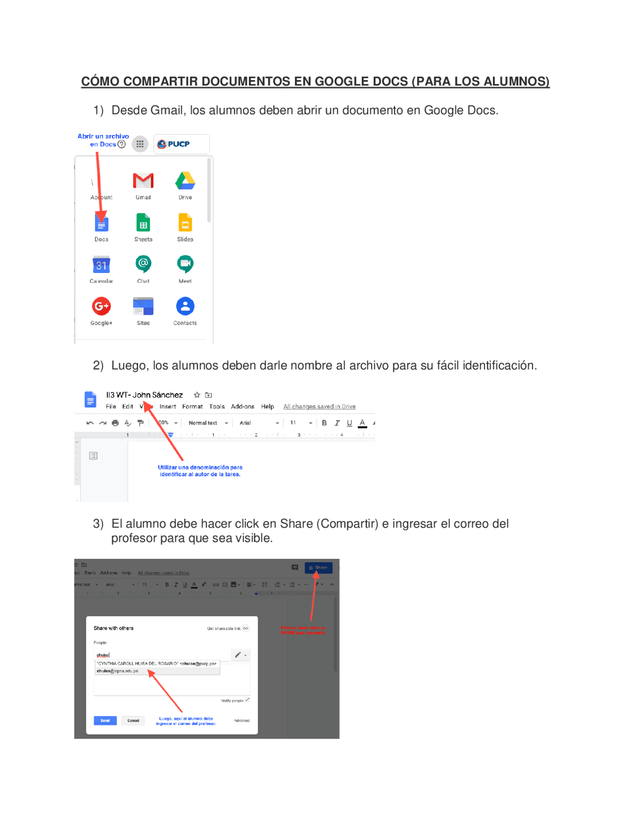 RE: como subir un documento a google - Docsity