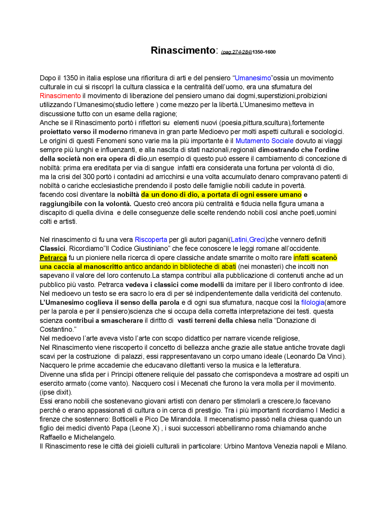 Rinascimento, Impero turco, Scoperte Geografiche, Popolazioni Indigene ...