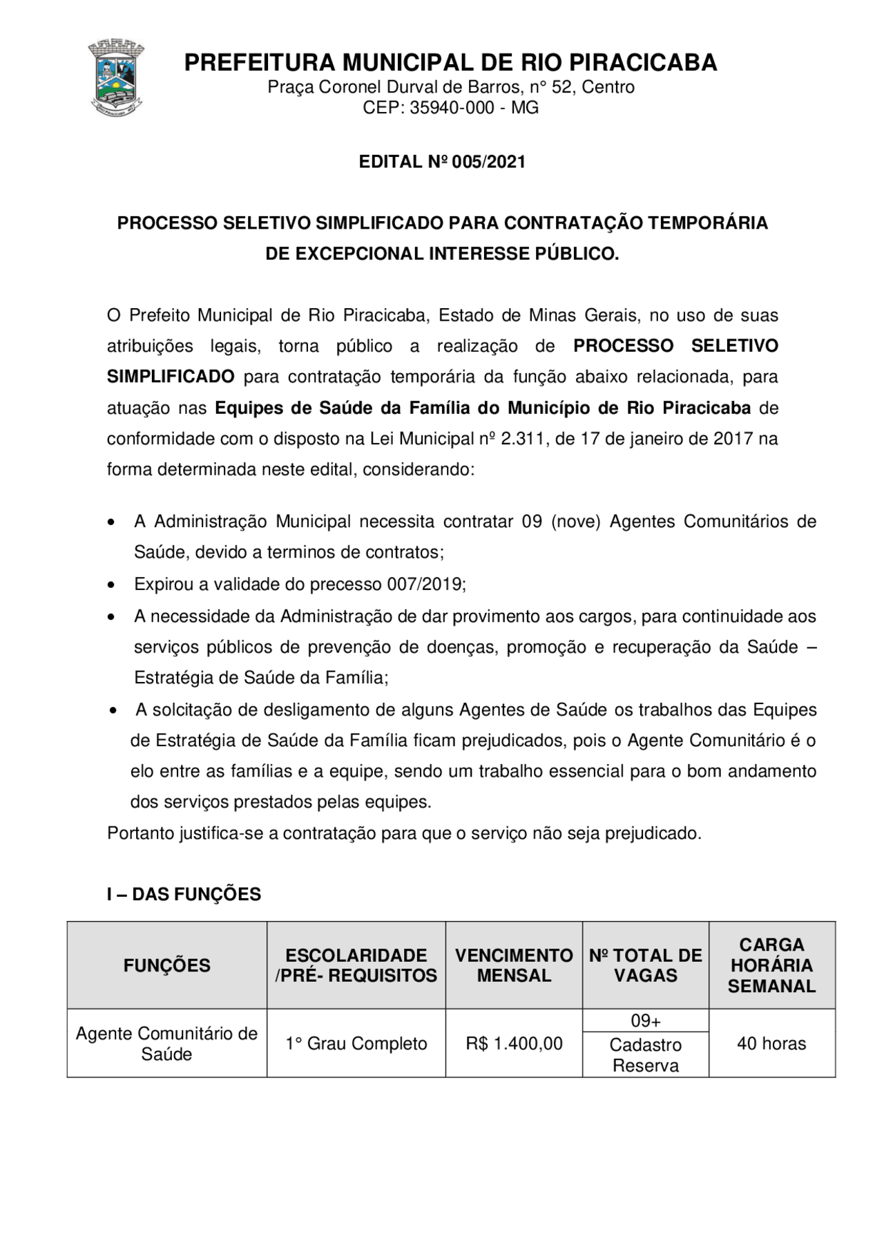 Exemplo para edital de estudantes cursando gestão de recursos humanos ...