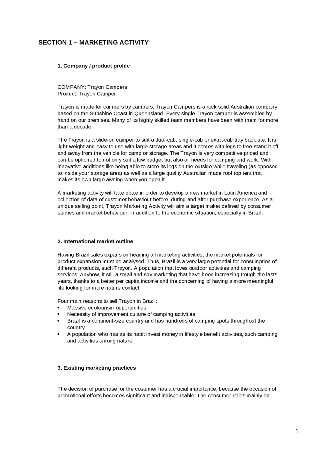 Report Template integration - Docsity