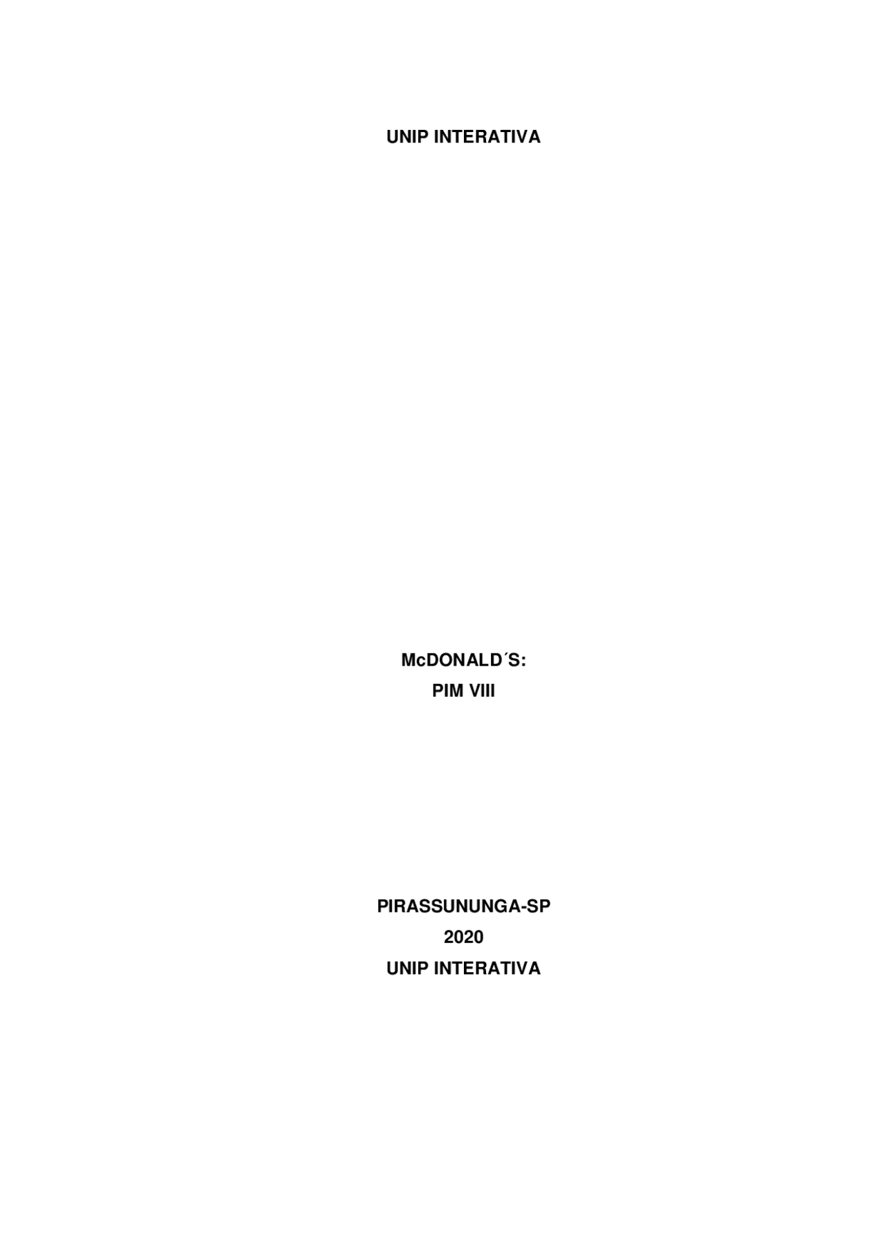 Pim Viii Unip Recursos Humanos Resumos Gestão De Recursos Humanos