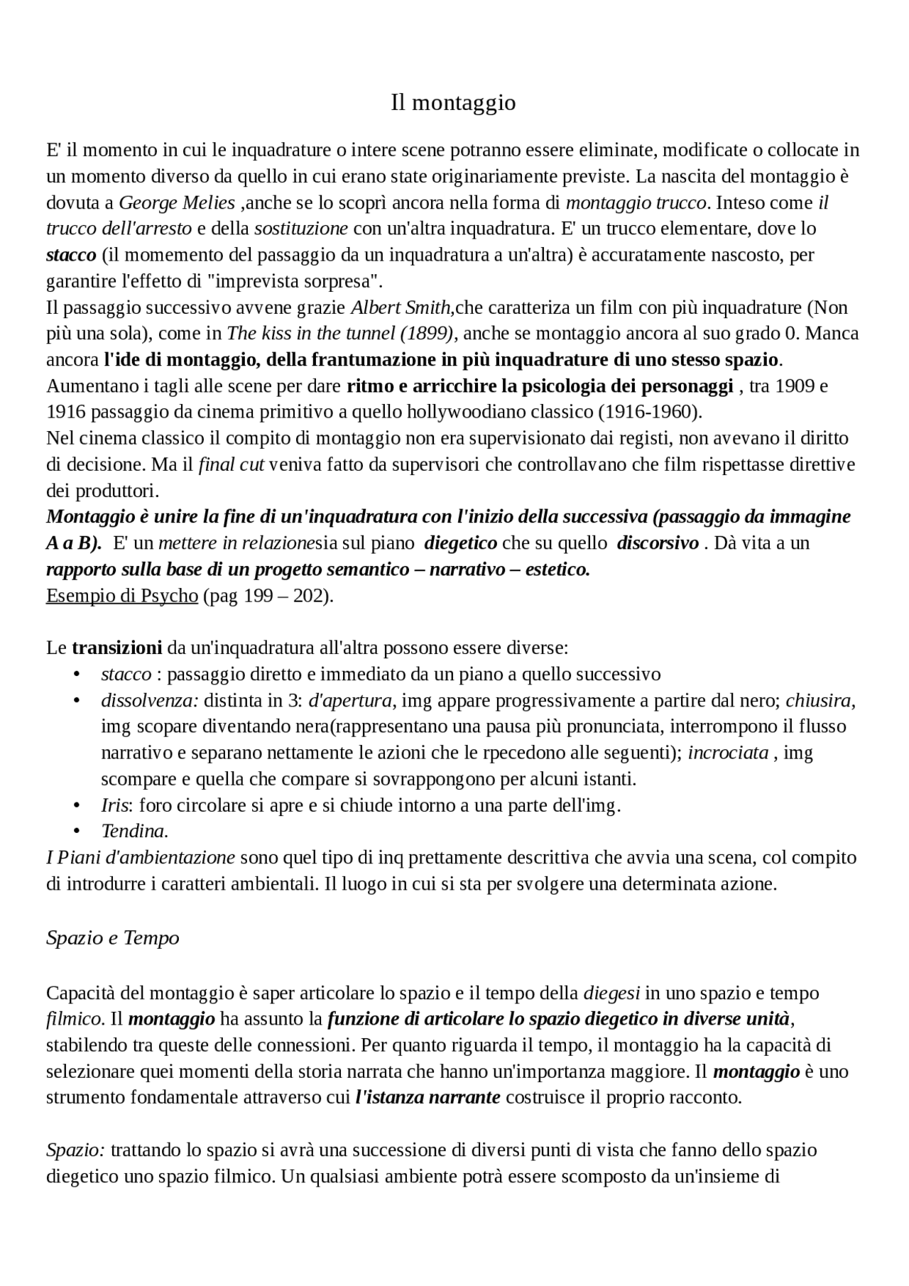 Manuale Del Film Di Gianni Rondolino Docsity