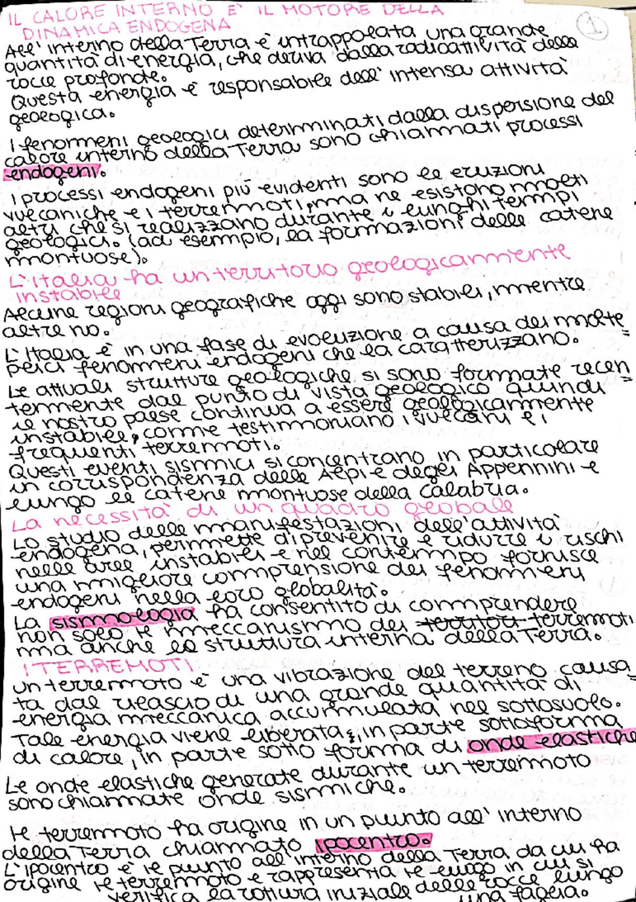 Scienze I Terremoti Docsity