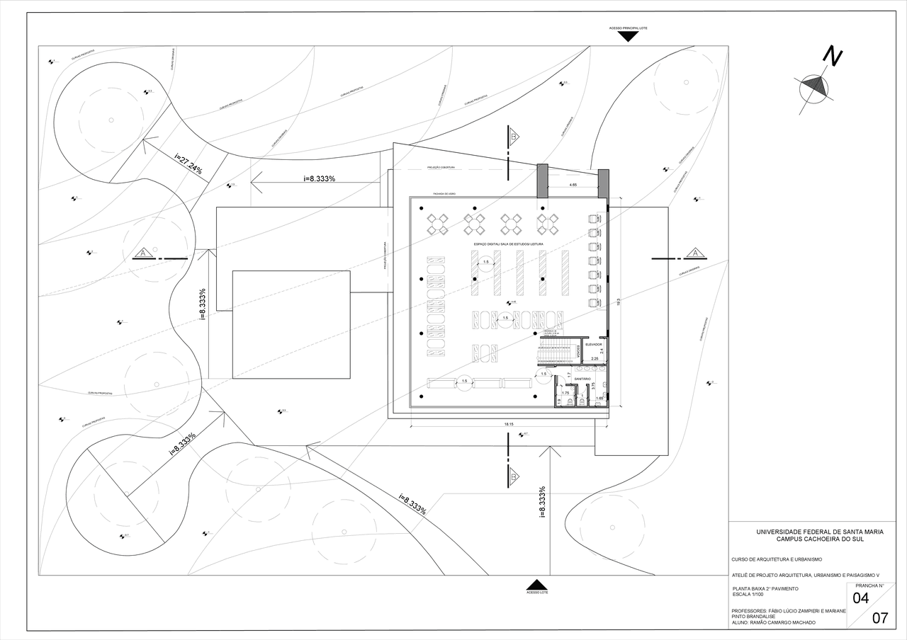 Projeto V_UFSM_Arquitetura_e_Urbanismo_Biblioteca_Pública - Docsity