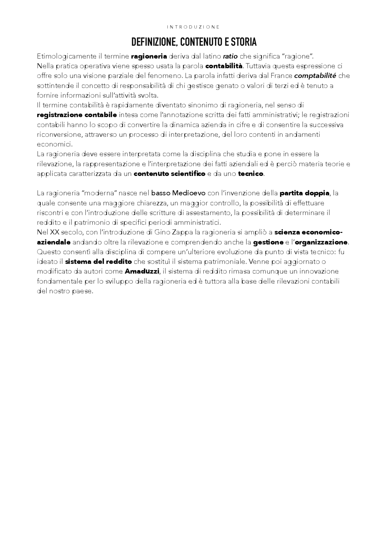 Ragioneria Generale Appunti Integrati Con Libro Docsity
