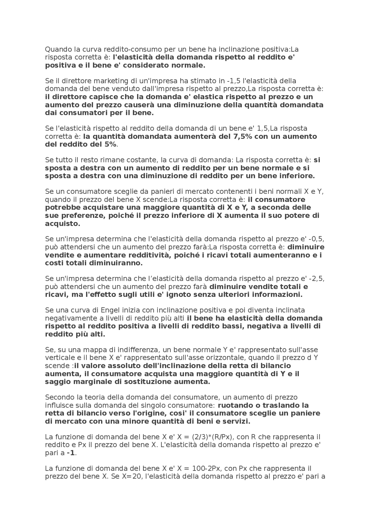 Micro Domande Aperte Docsity