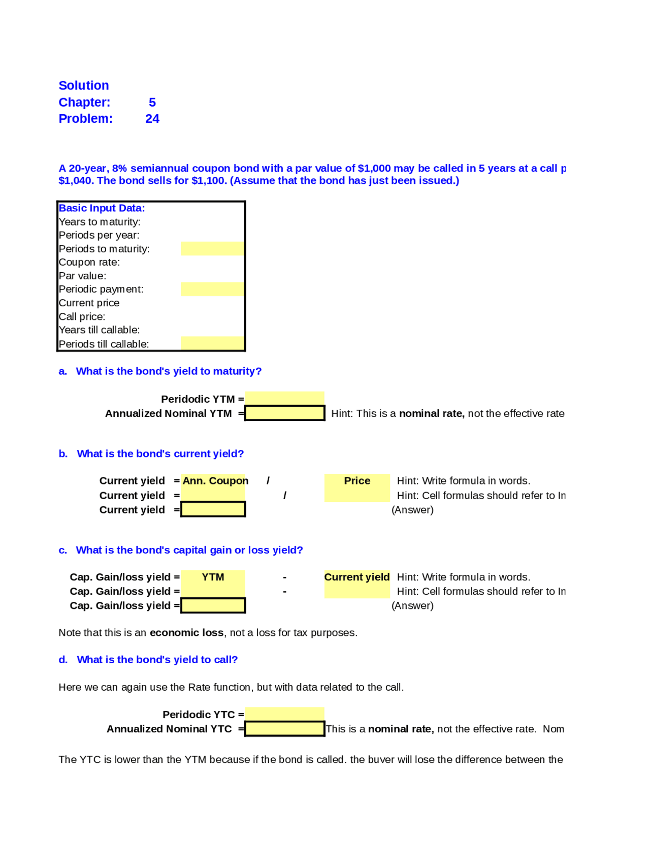 Financial Management Model Docsity