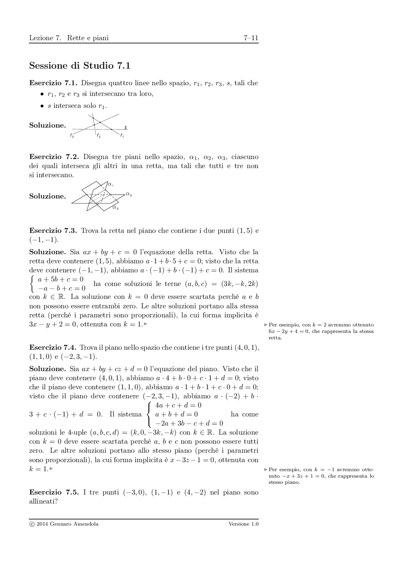 Esercizi svolti Complementi Matematica - Docsity