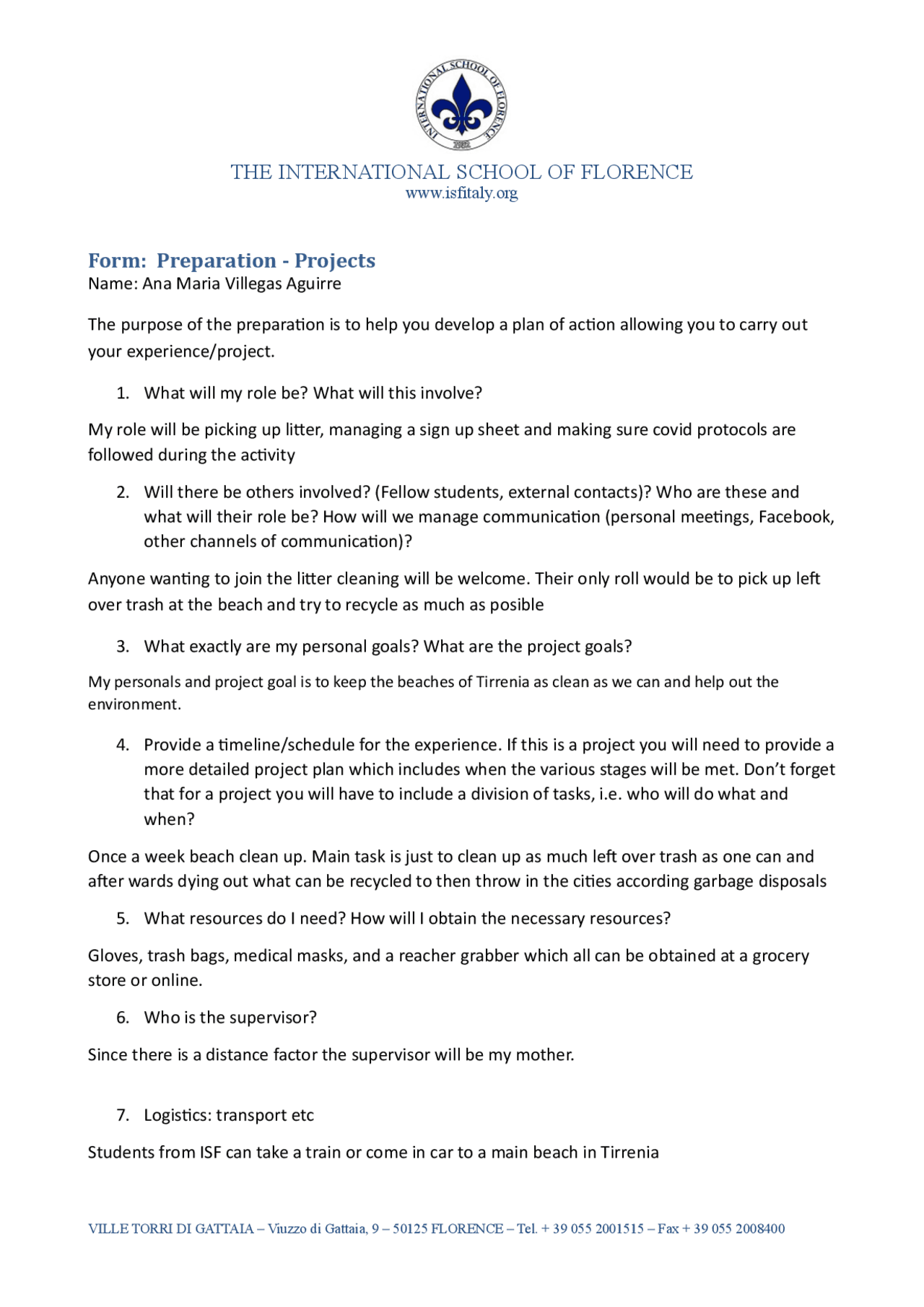 Cas Project Proposal Docsity
