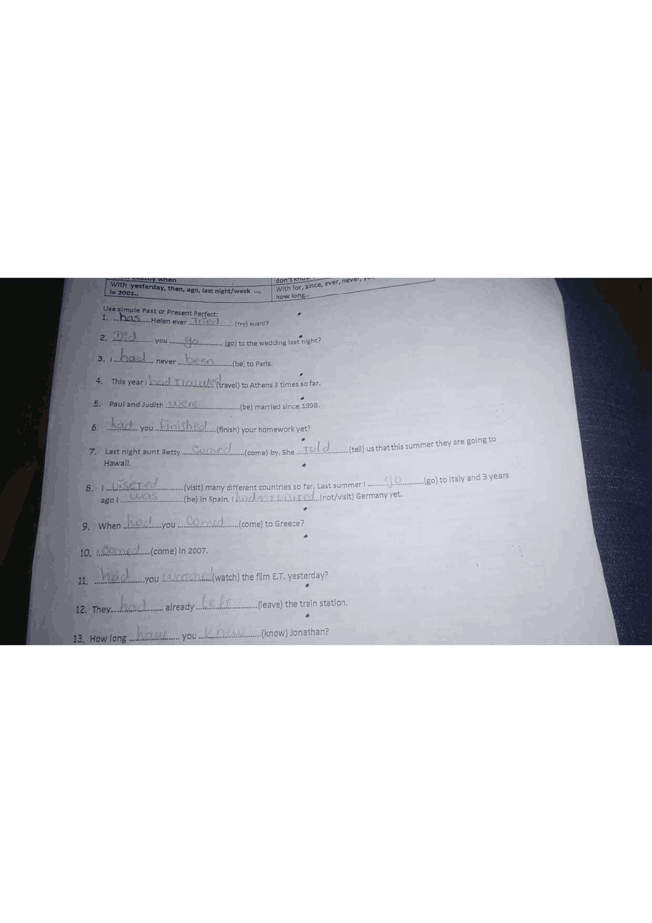 ACTIVITY ENGLISH 11 GRADE - Docsity