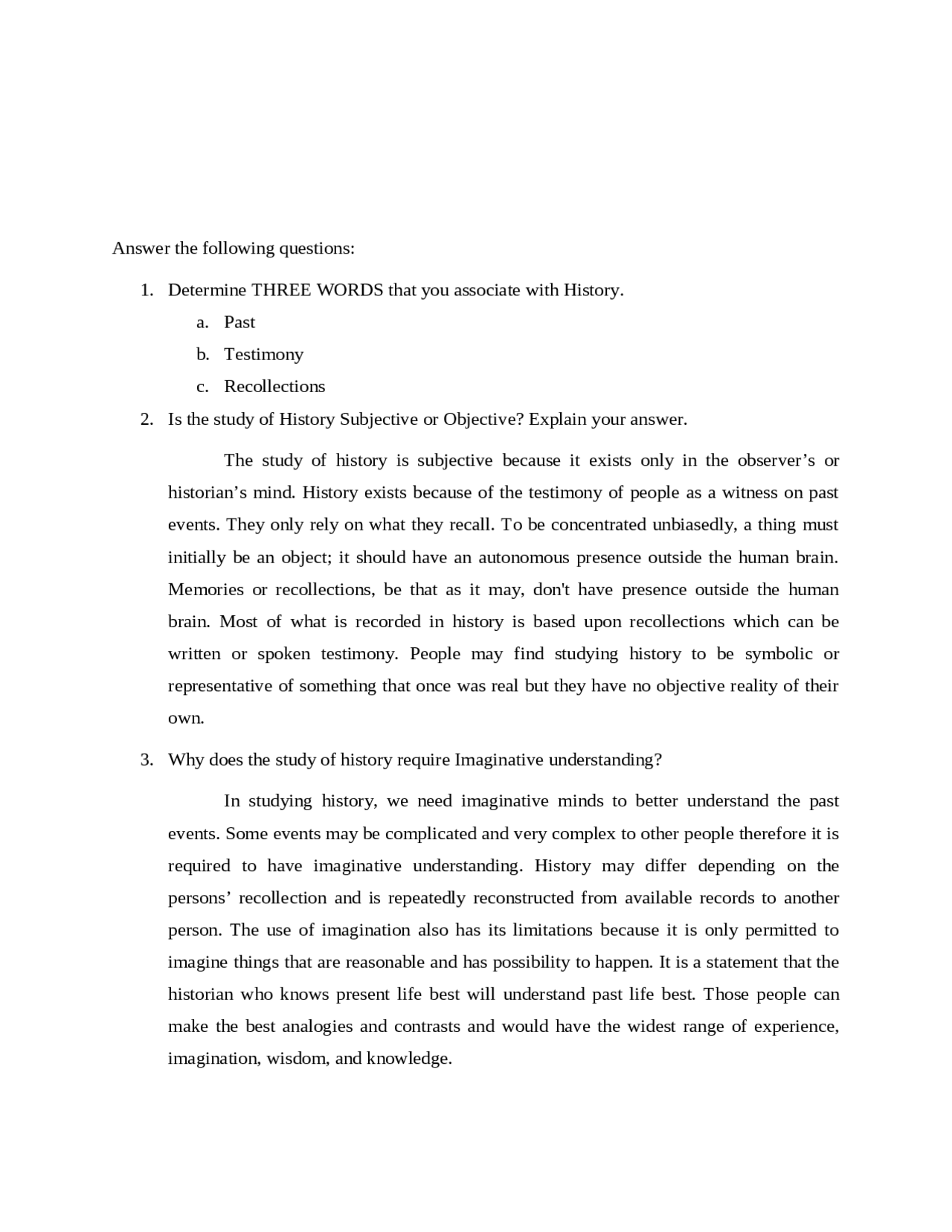 History And Historical Sources Docsity