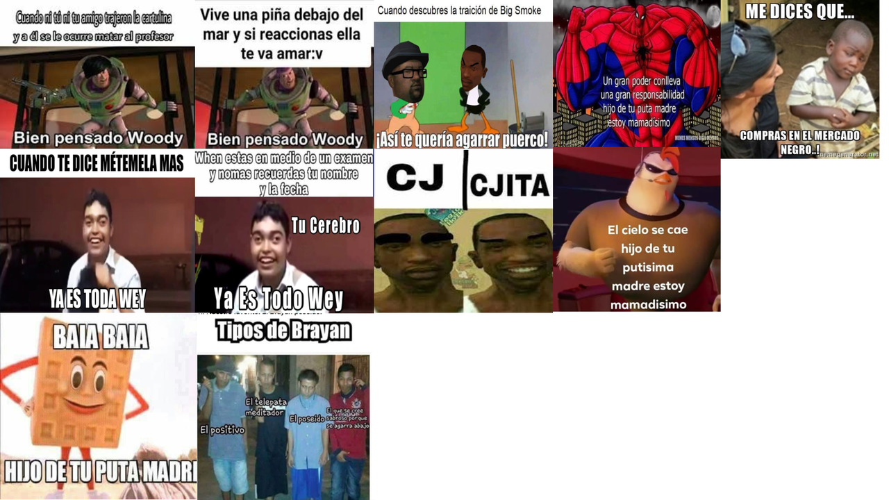 Memes plantillas fotos de cj - Docsity