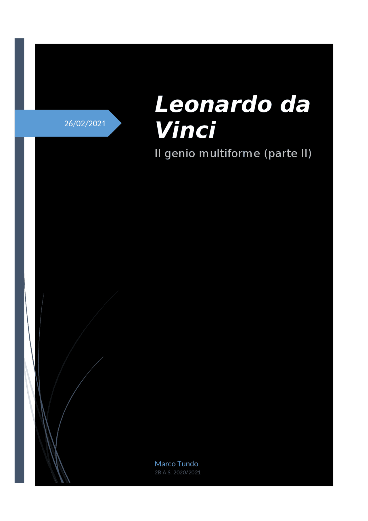 Appunti Leonardo Da Vinci Docsity