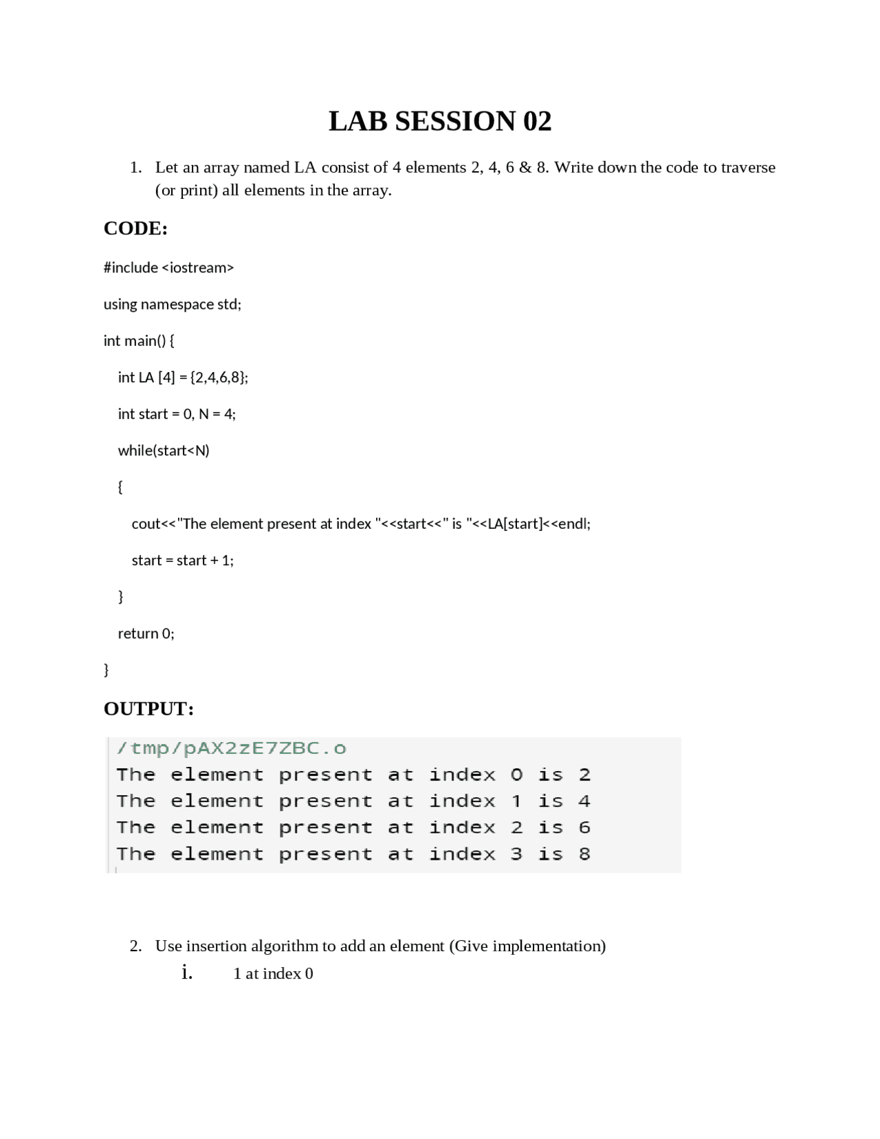Data Structures And Algorithm Docsity