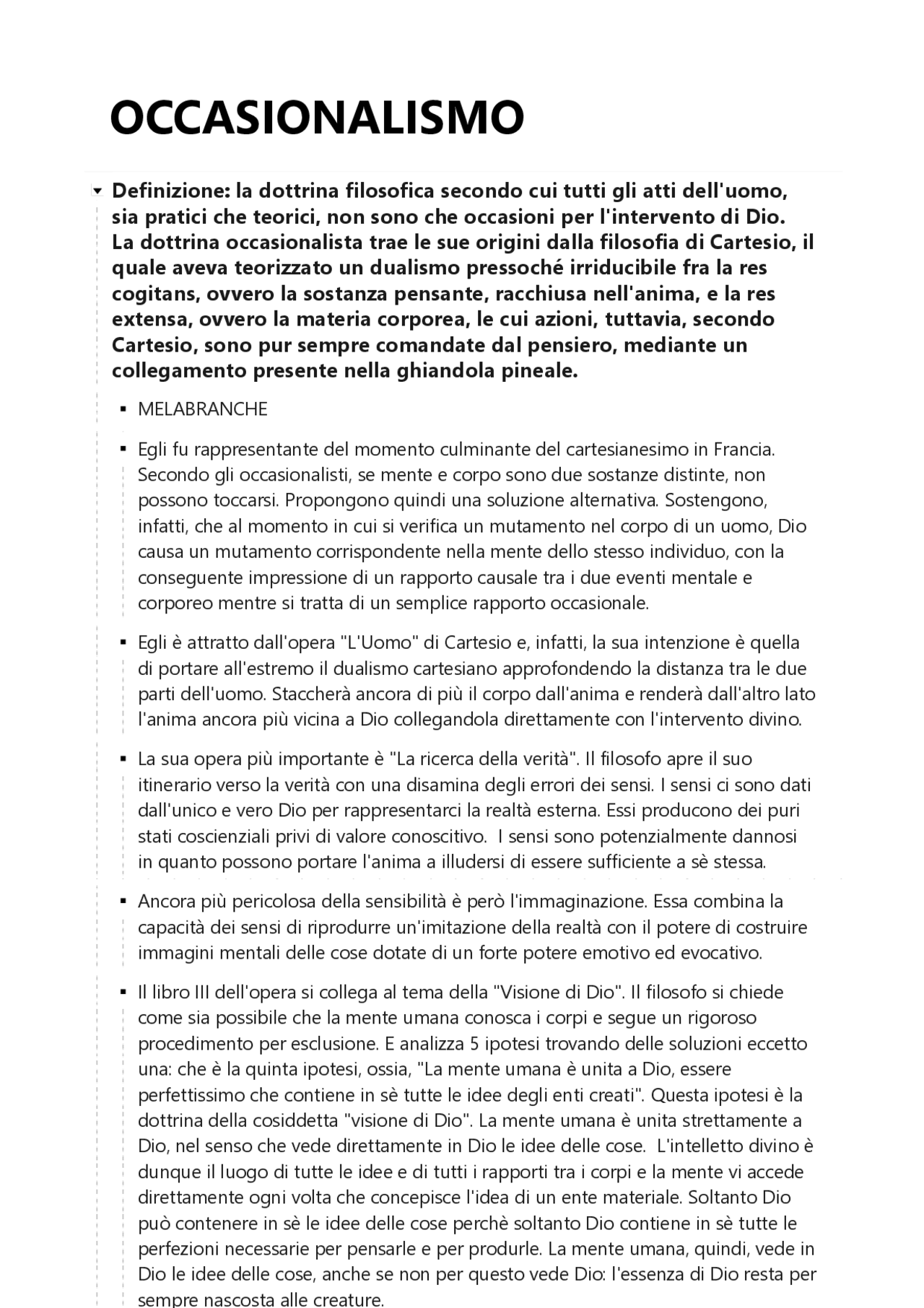 Esame Storia Della Filosofia Moderna Docsity