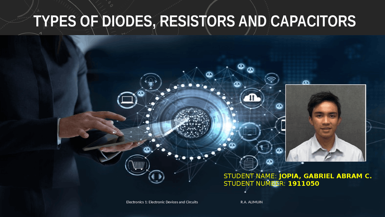 Types Of Diodes Resistors And Capacitors Docsity
