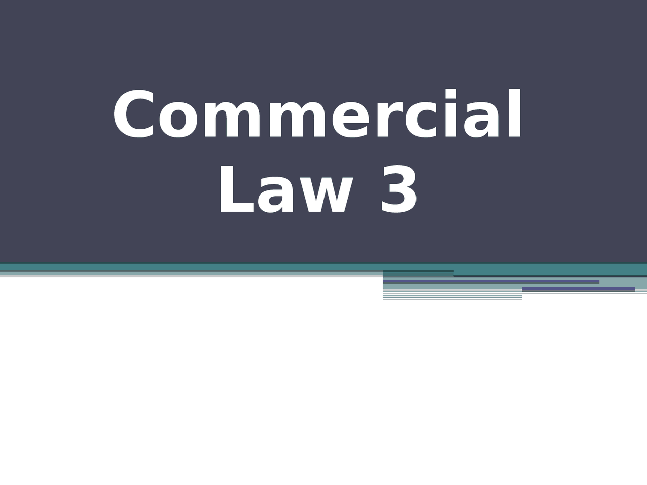 Commercial law for business students ch03 - Docsity