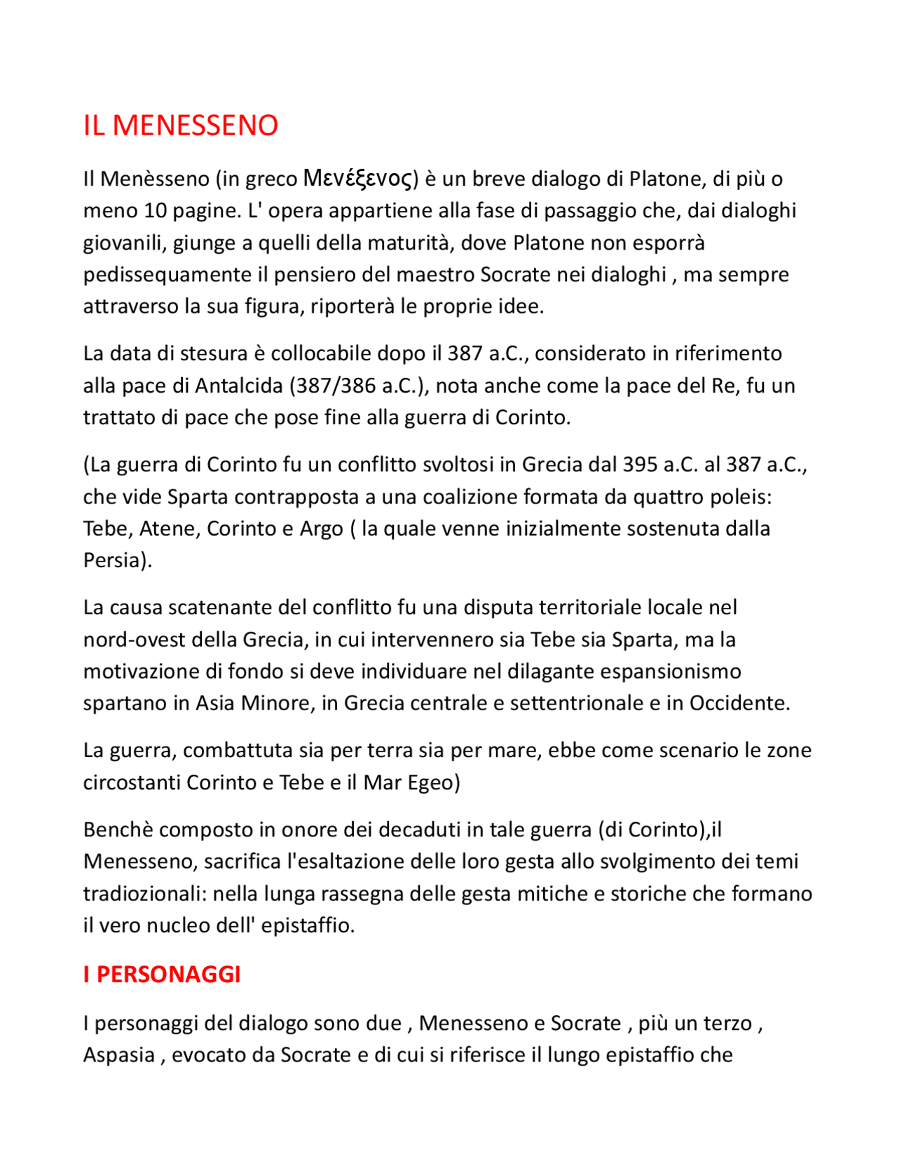 Messeneo Libro Riassunto Di Platone Docsity