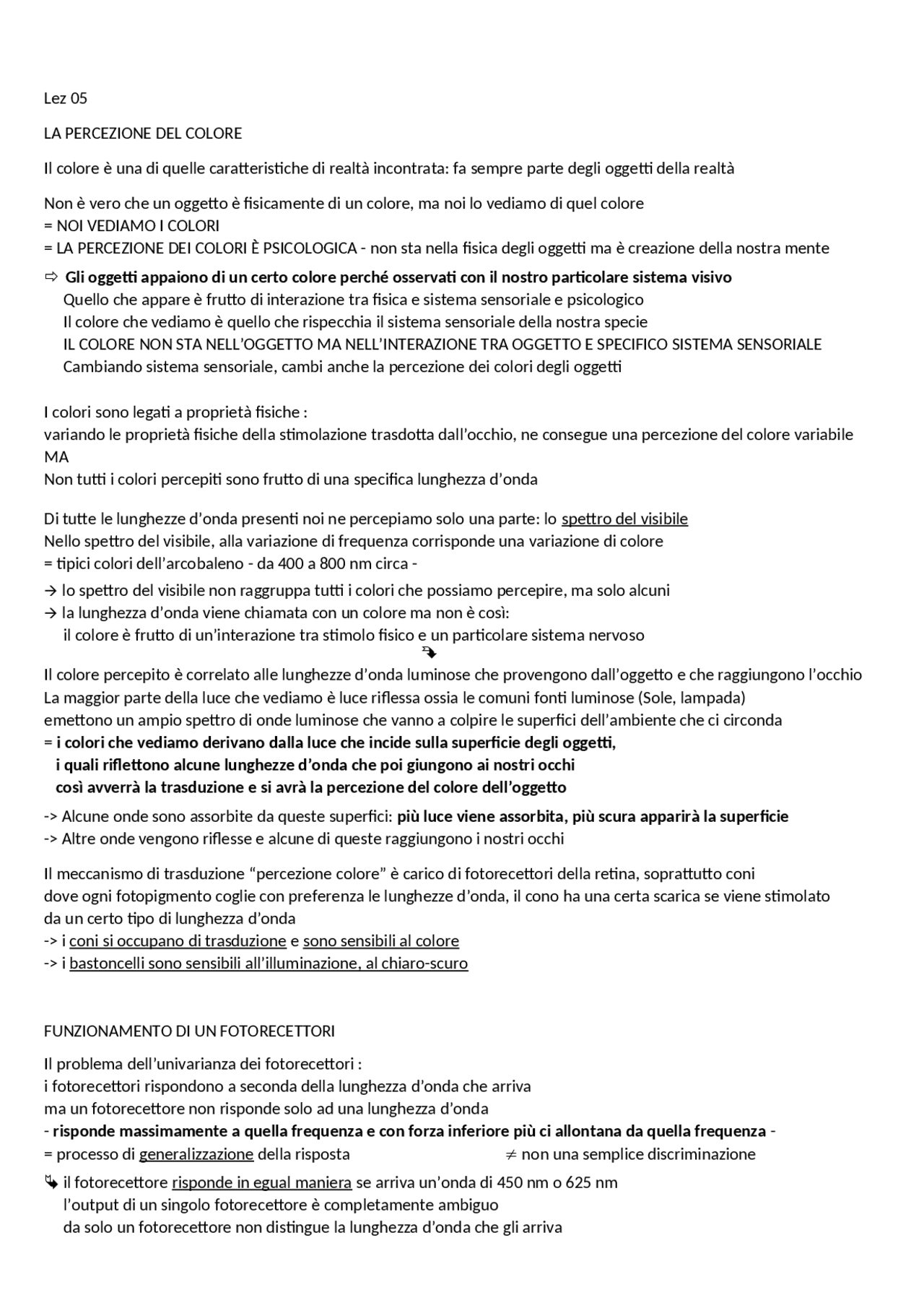 Analisi Dei Processi Cognitivi Docsity