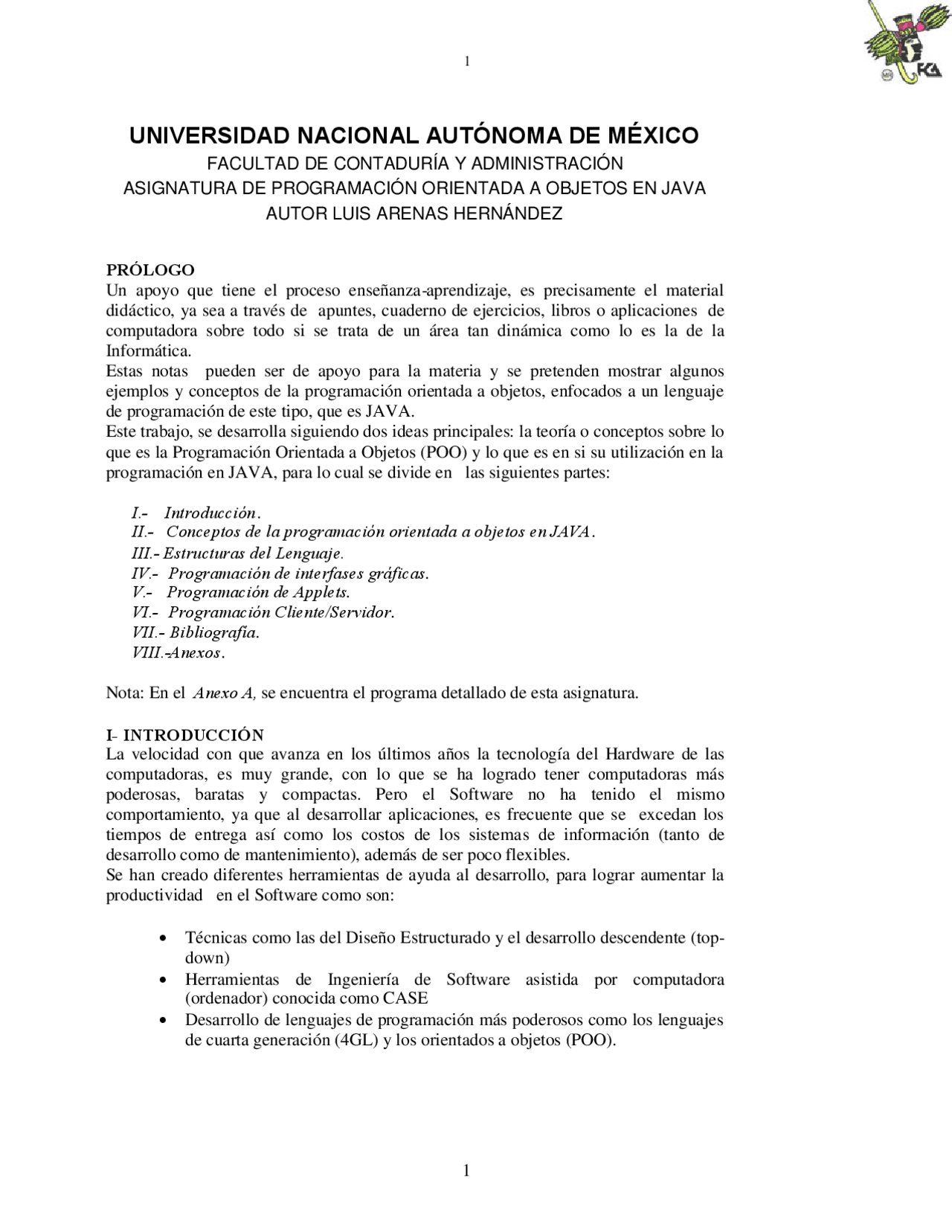 Manua de lenguaje java ok - Docsity