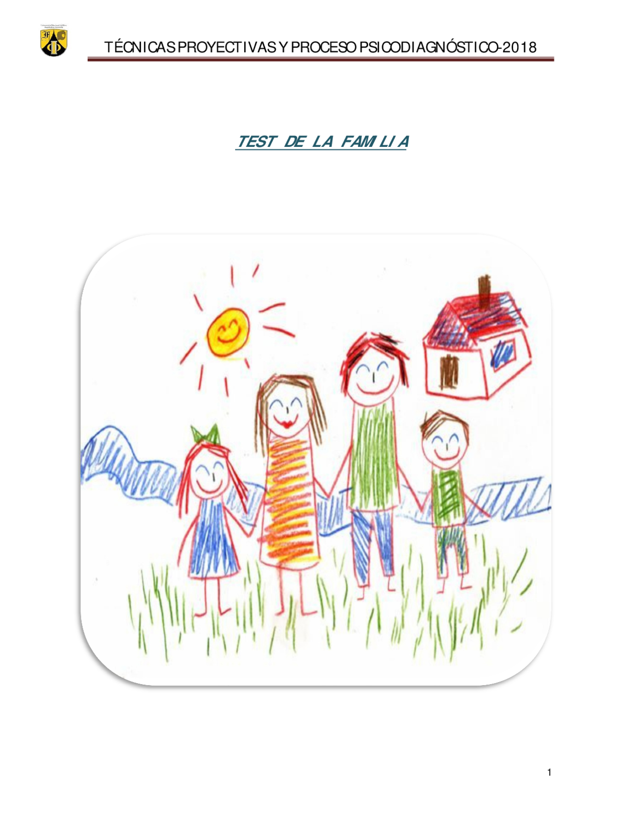 Test proyectivo de la familia - Docsity