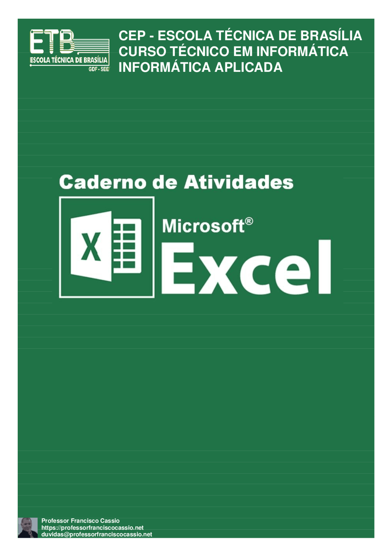 Cadernos de Atividades MS Office Excel - Docsity