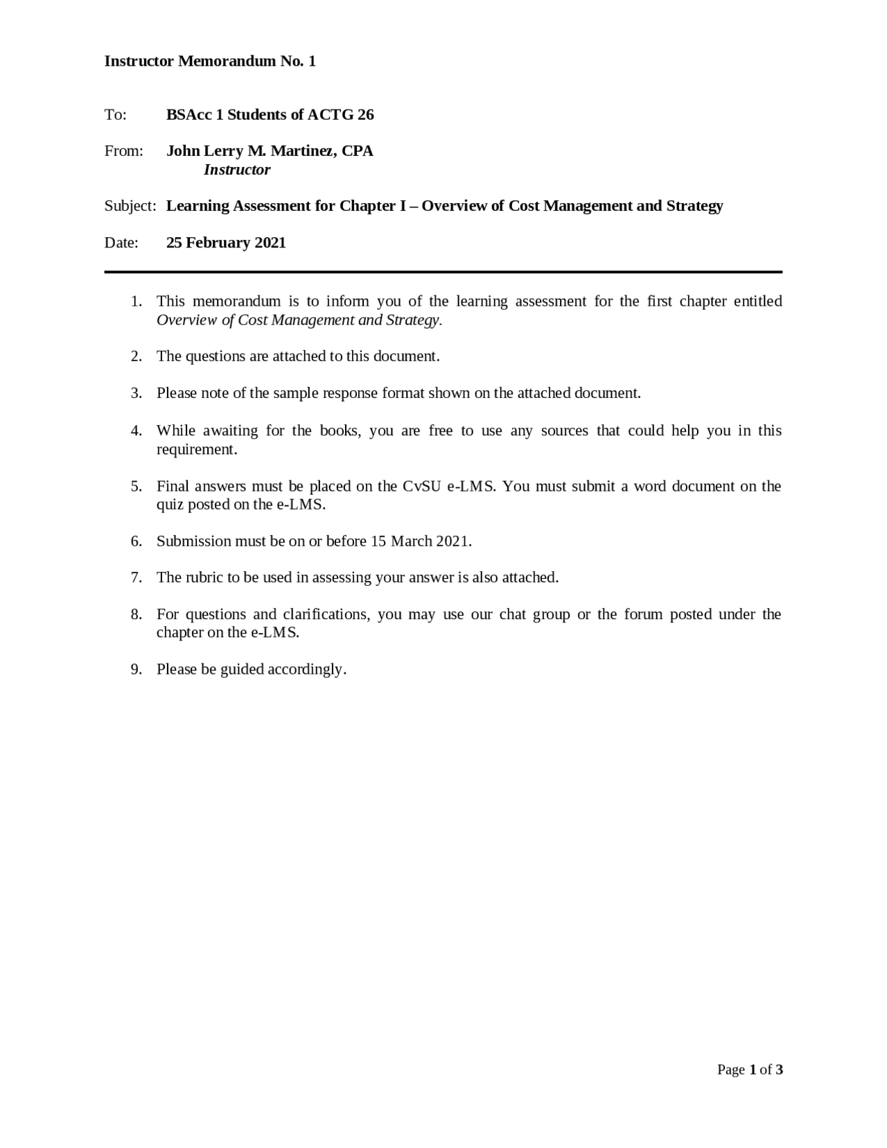 Random Activities And Assignments Docsity