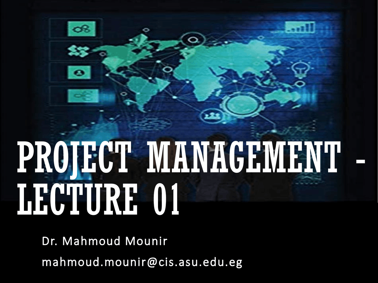 Project Management Lecture 02 Lecture 01 Docsity