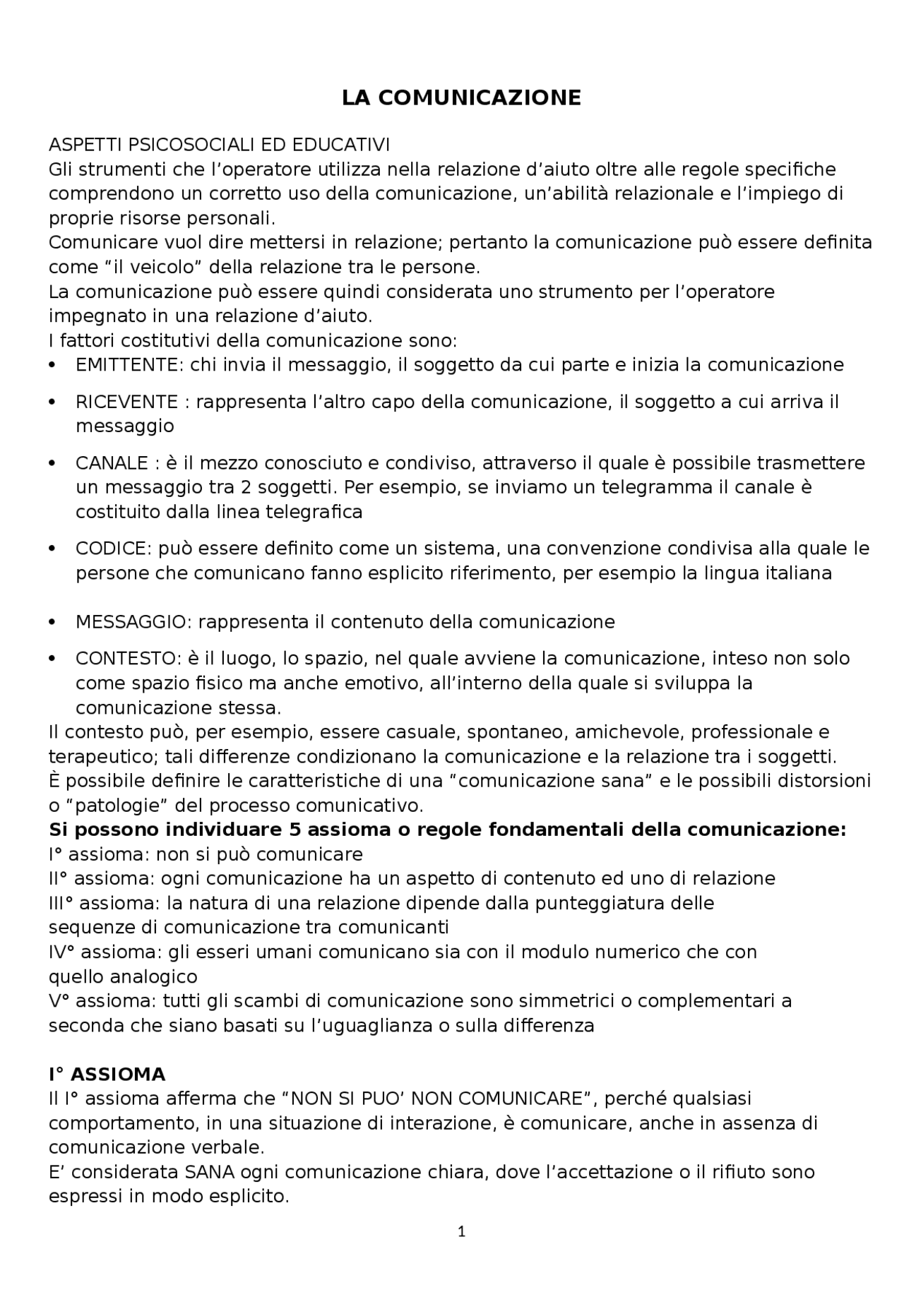 Tecniche Della Comunicazione Docsity
