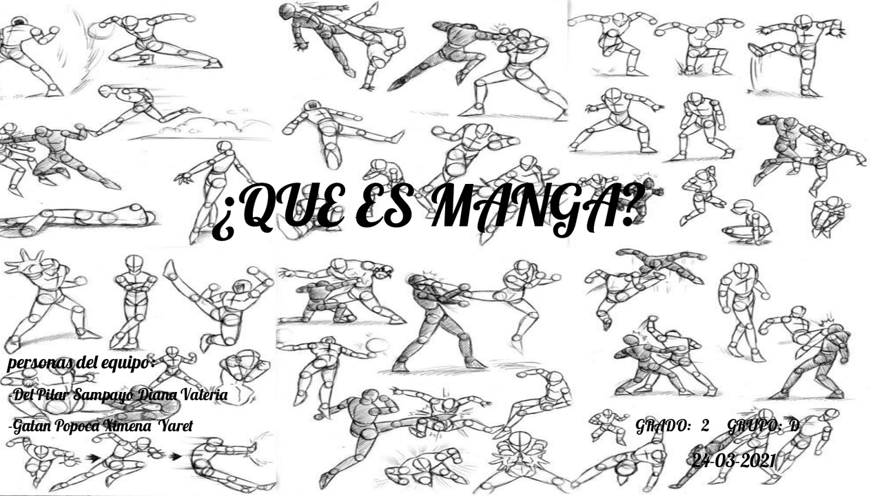 ¿Que es el manga ? Y si autor - Docsity