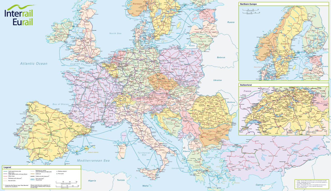 Interrail mapa covid 2021 - Docsity