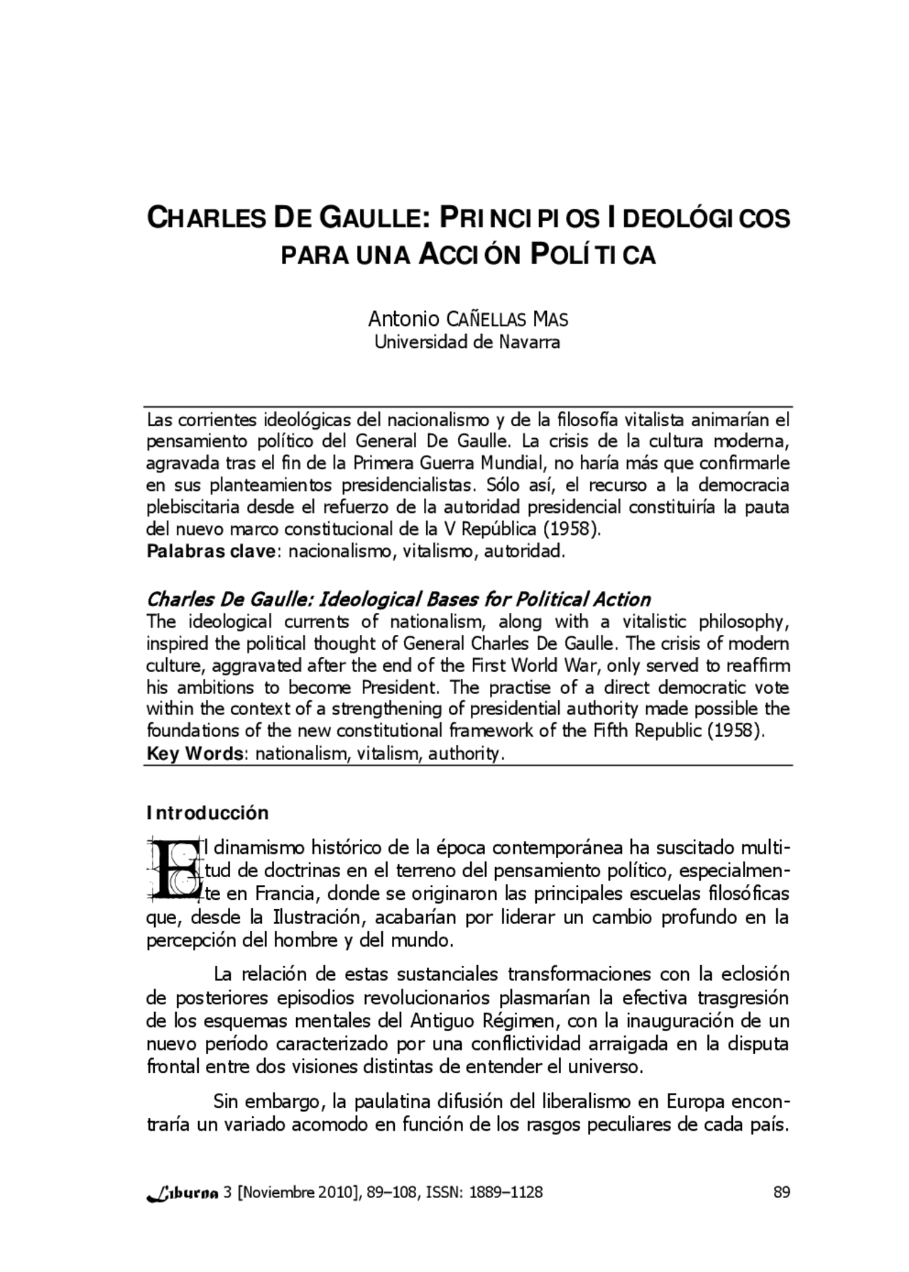 Charles De Gaulle de Francia | Assignments History | Docsity