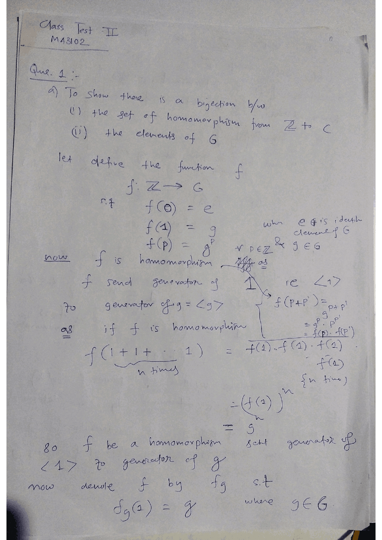 Group Thoey Related Problems Docsity