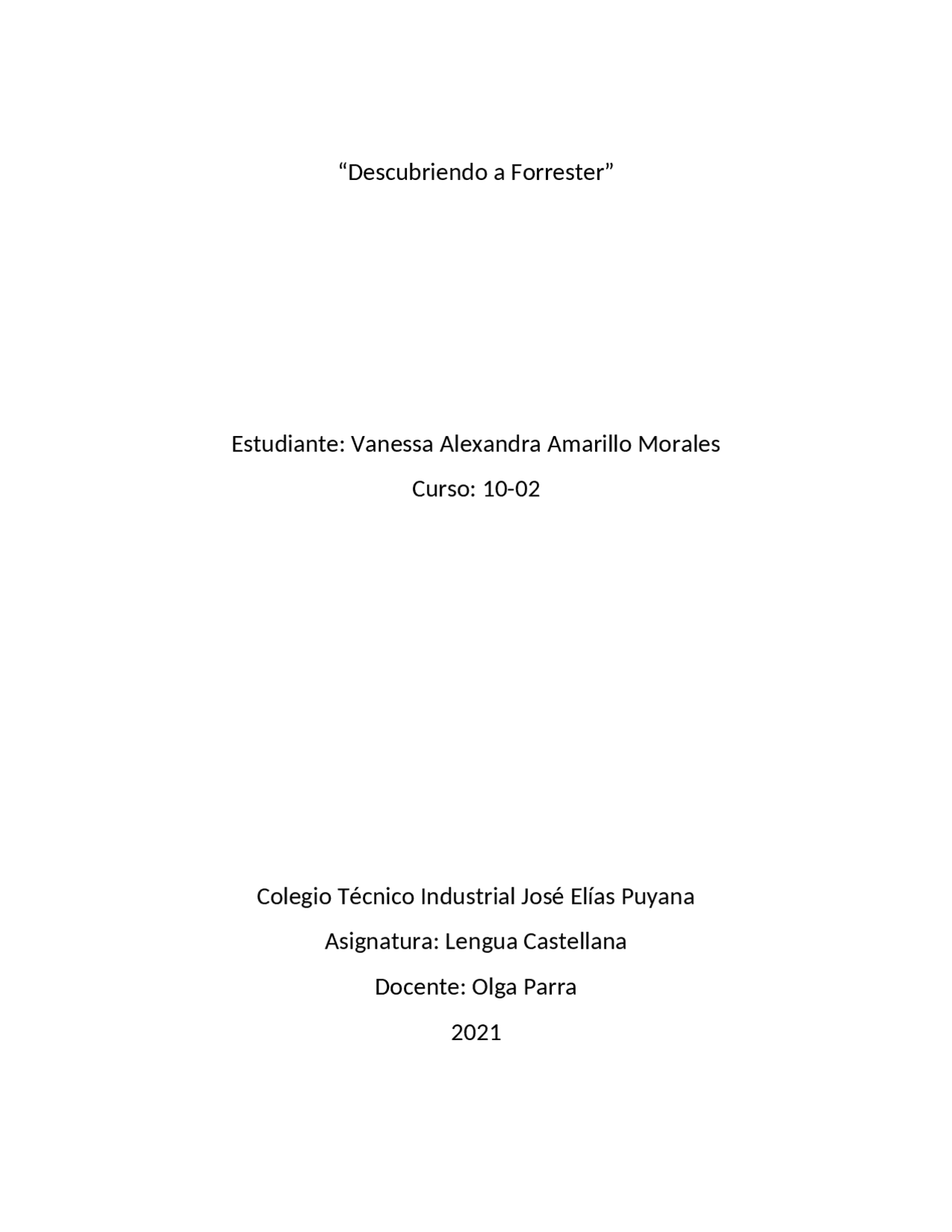 Forrestre talleres ambientales - Docsity