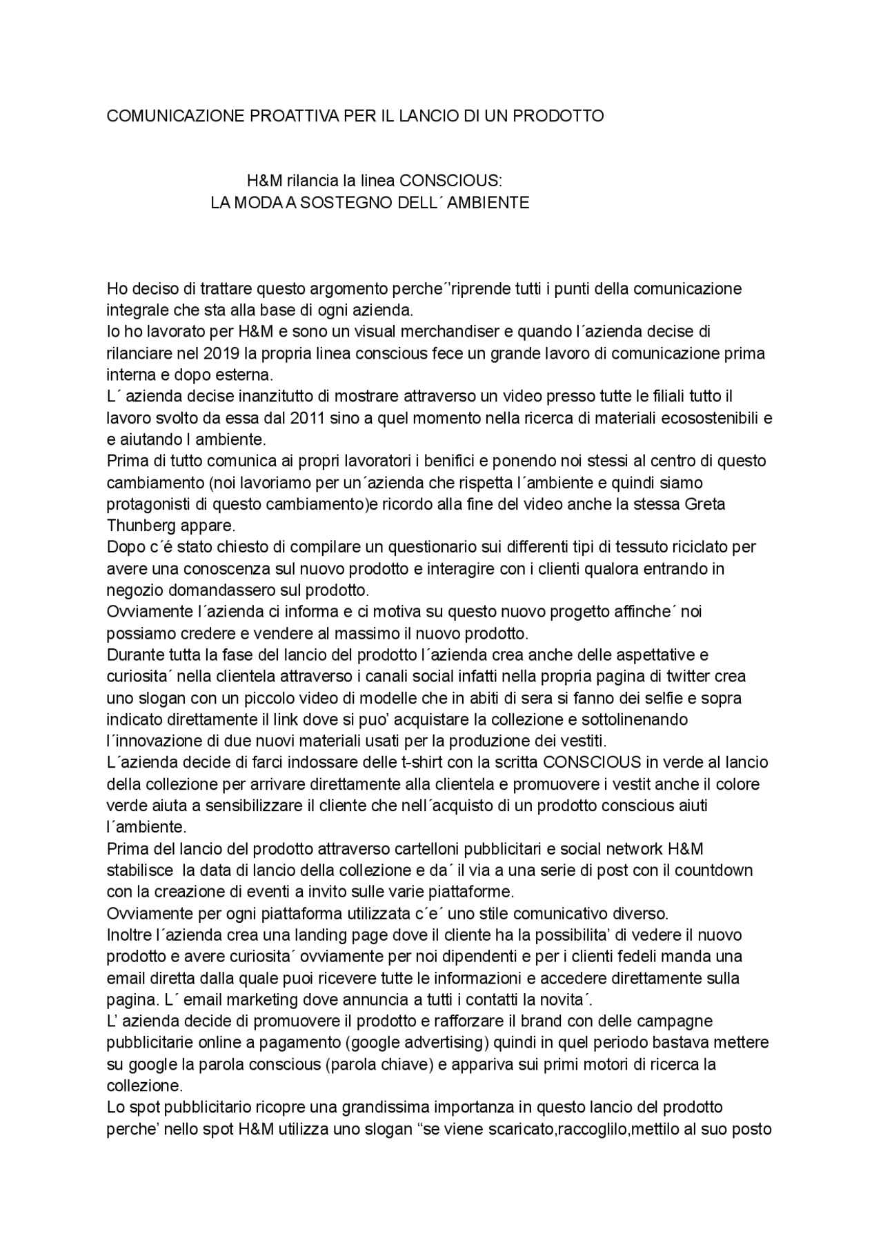 Comunicazione Reputation Docsity
