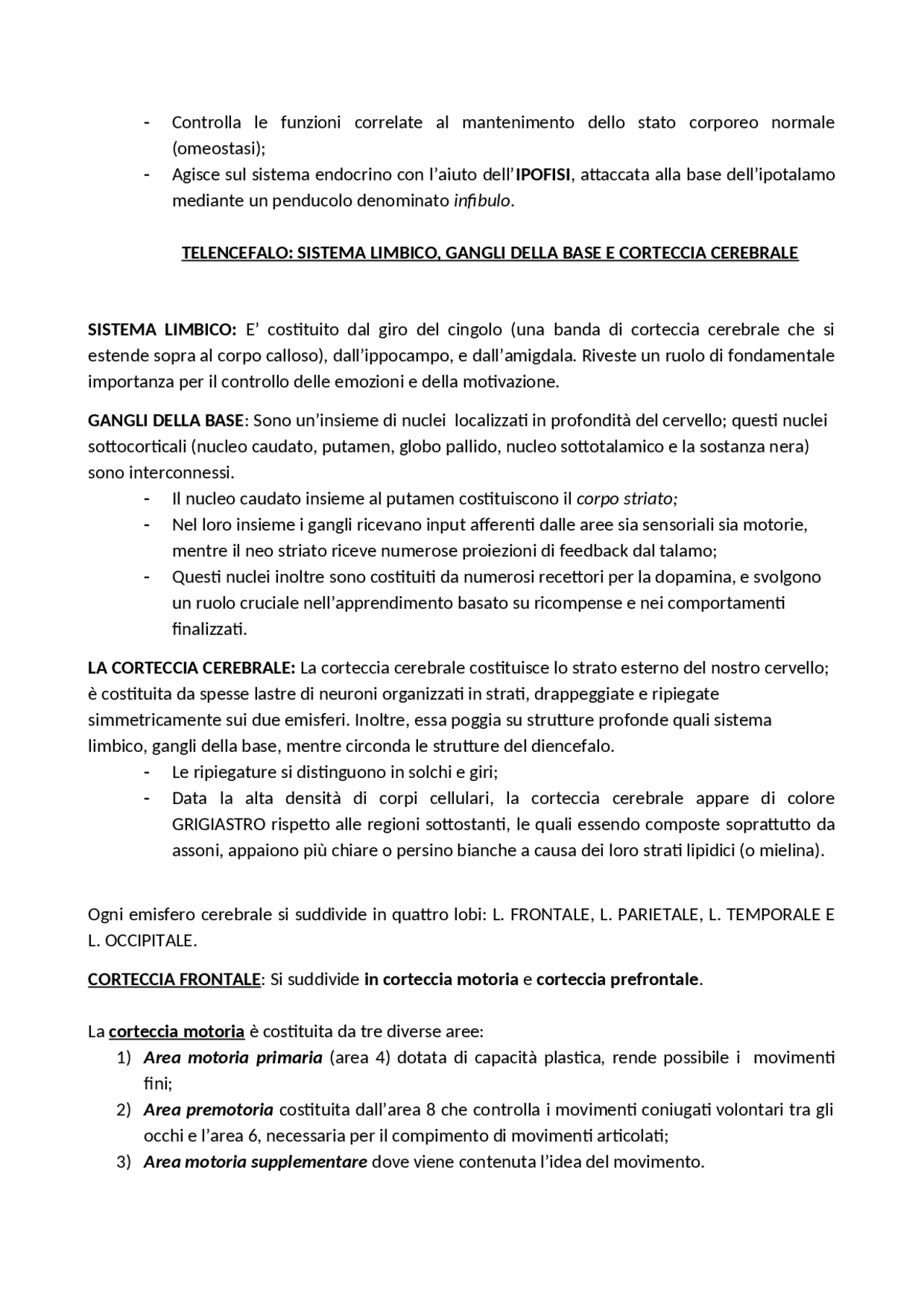 Introduzone Neuroscienze Cognitive Appunti Di Neuroscienze Cognitive