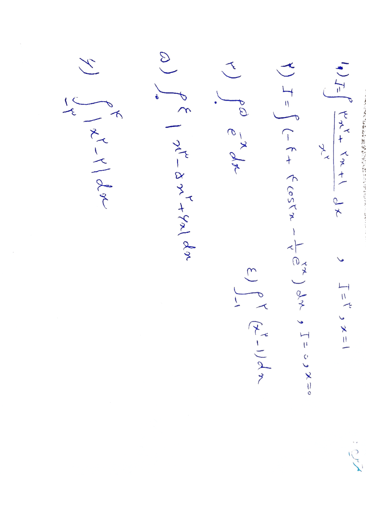 Integral Problems For Beginners Docsity