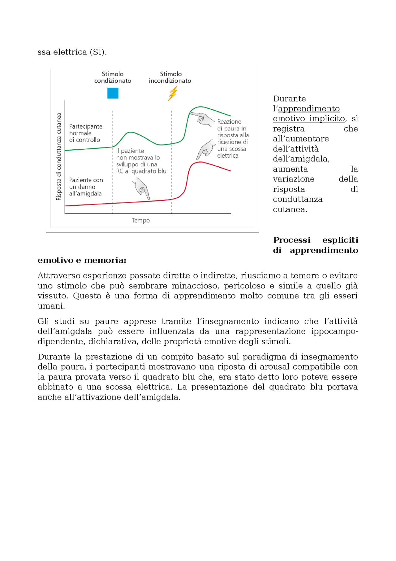 Le Emozioni Neuroscienze Cognitive Docsity