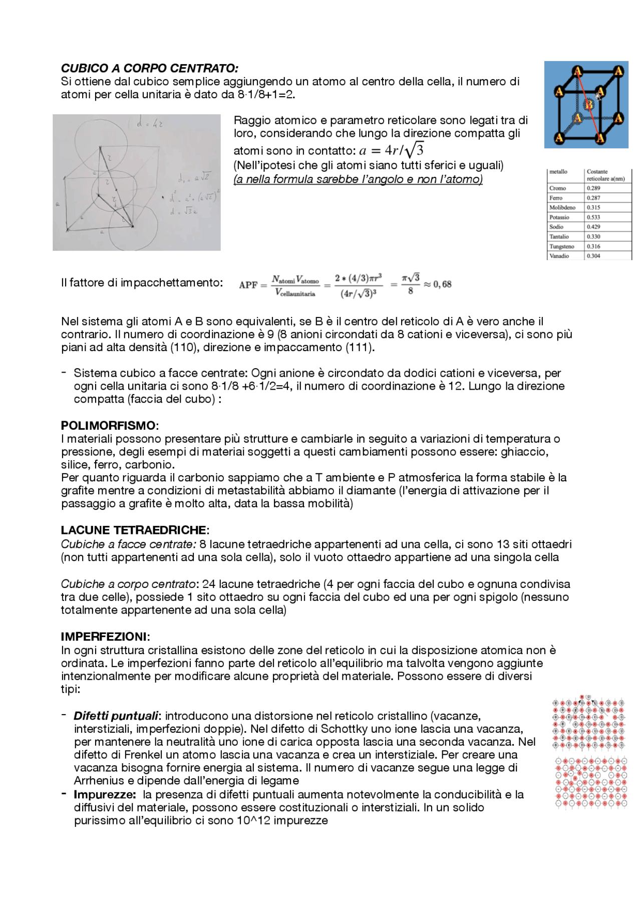 Appunti Scienze Dei Materiali Docsity