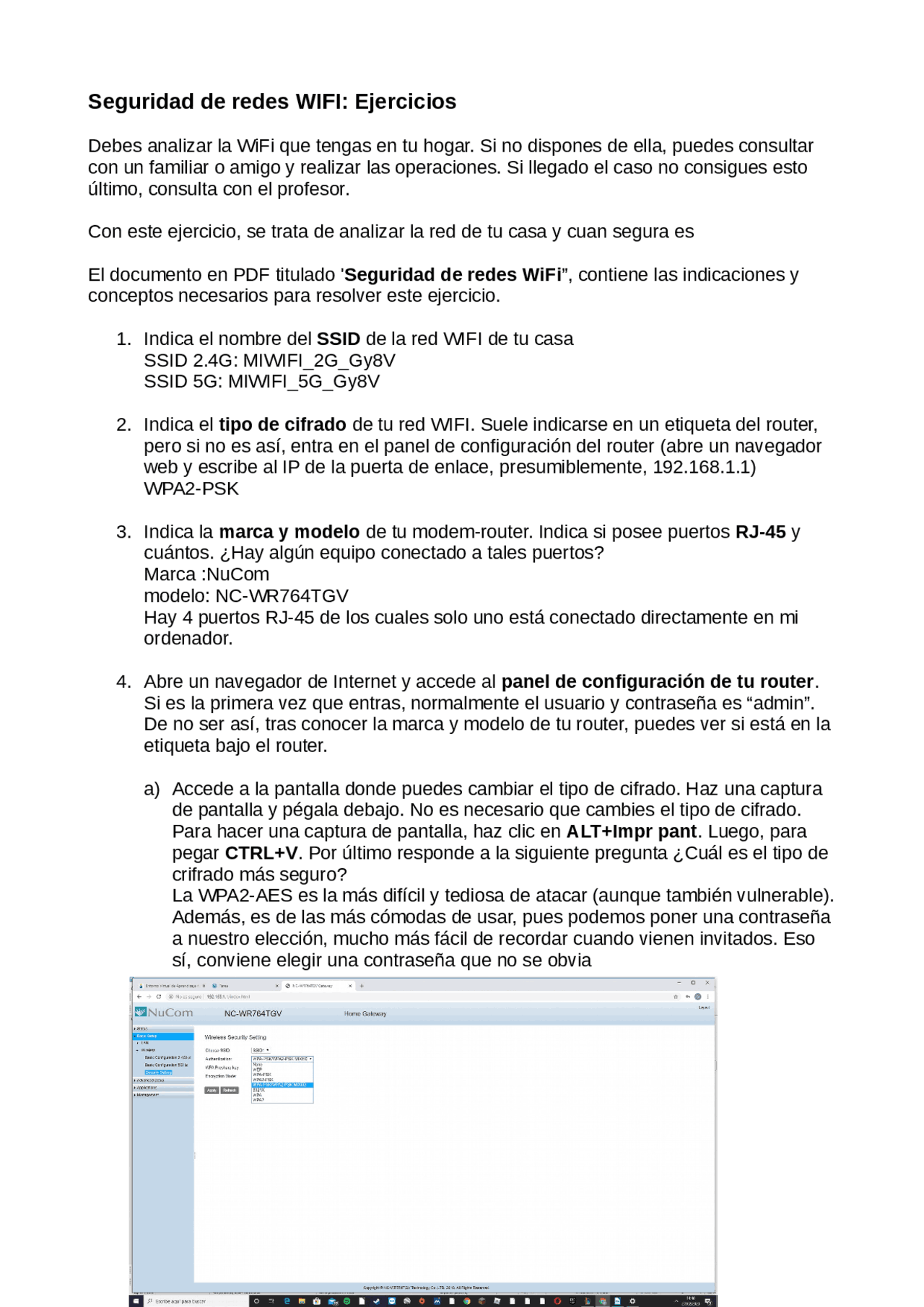 Ejercicios informatica - Docsity