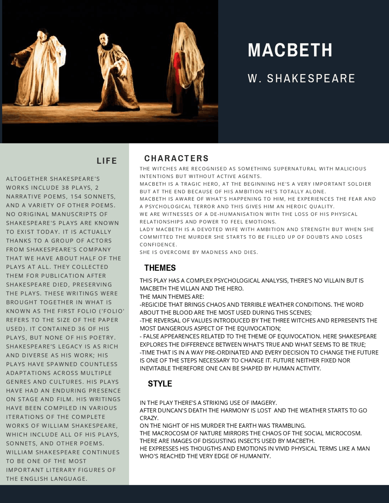 Macbeth Di Shakespeare Docsity