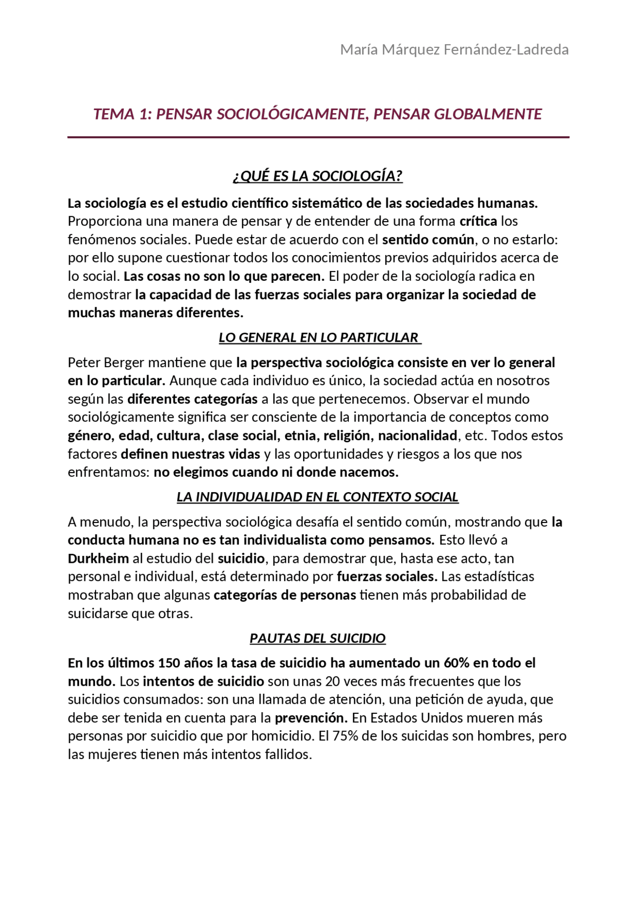 Apuntes Sociología 2018 2019 Docsity