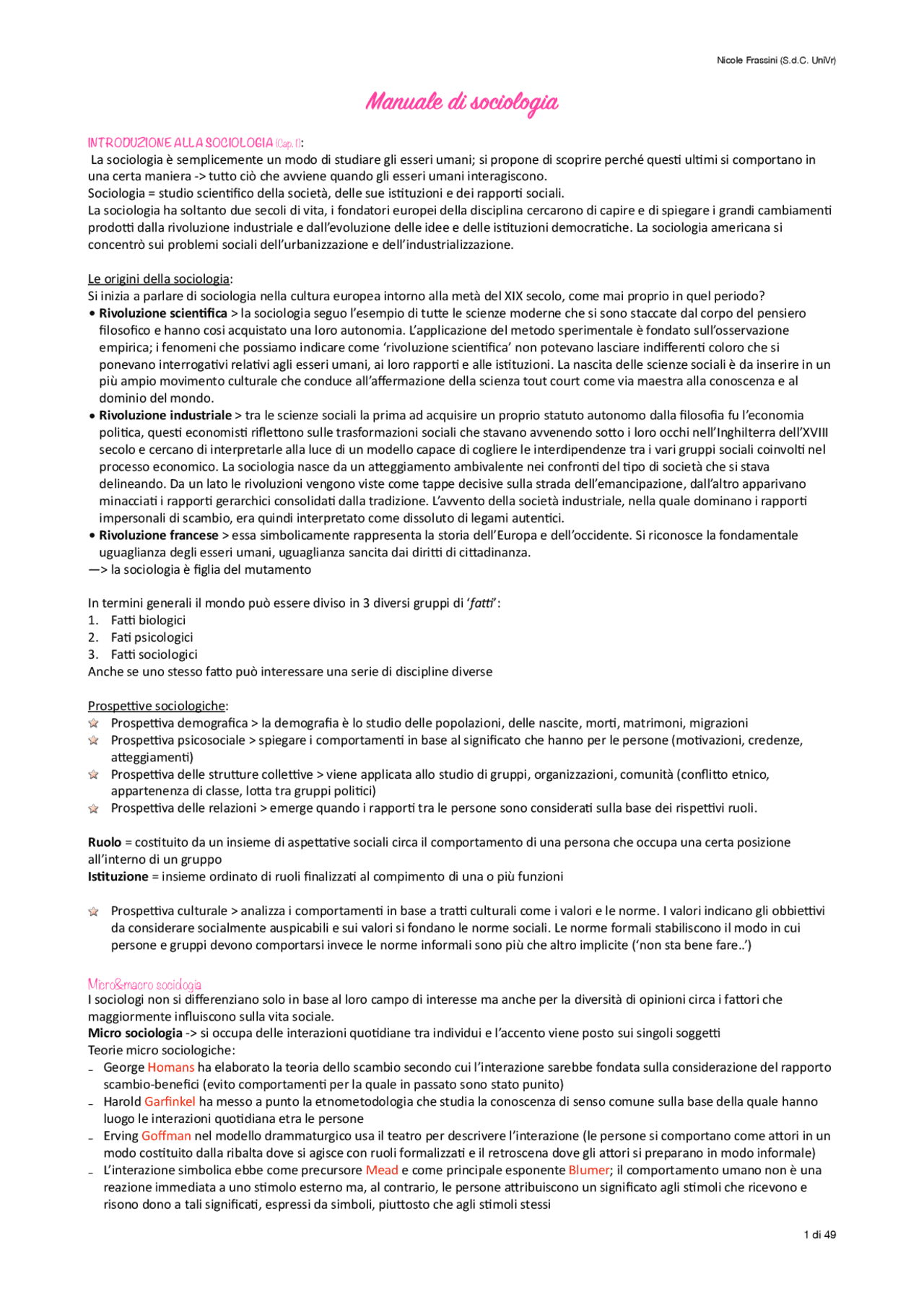 Manuale Di Sociologia Edizione 5 N Smelser Docsity
