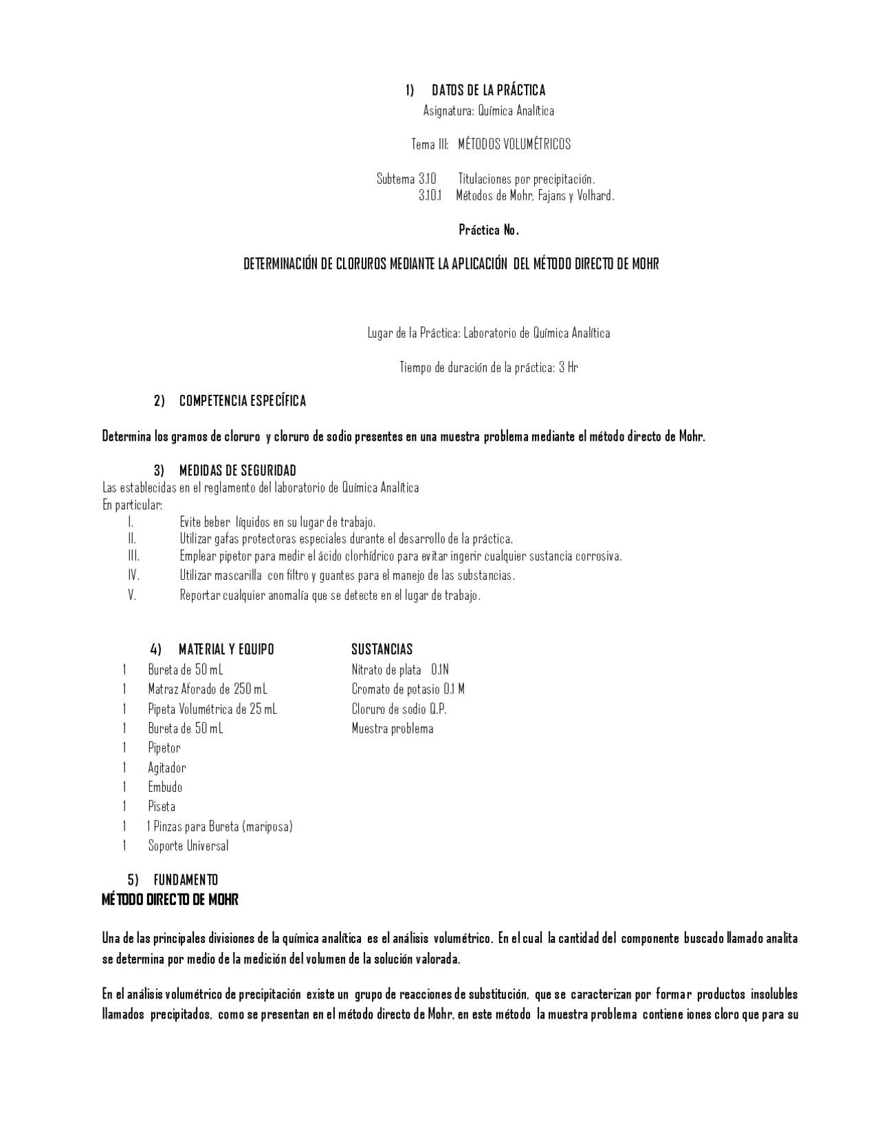 Metodo De Mohr Practica Docsity