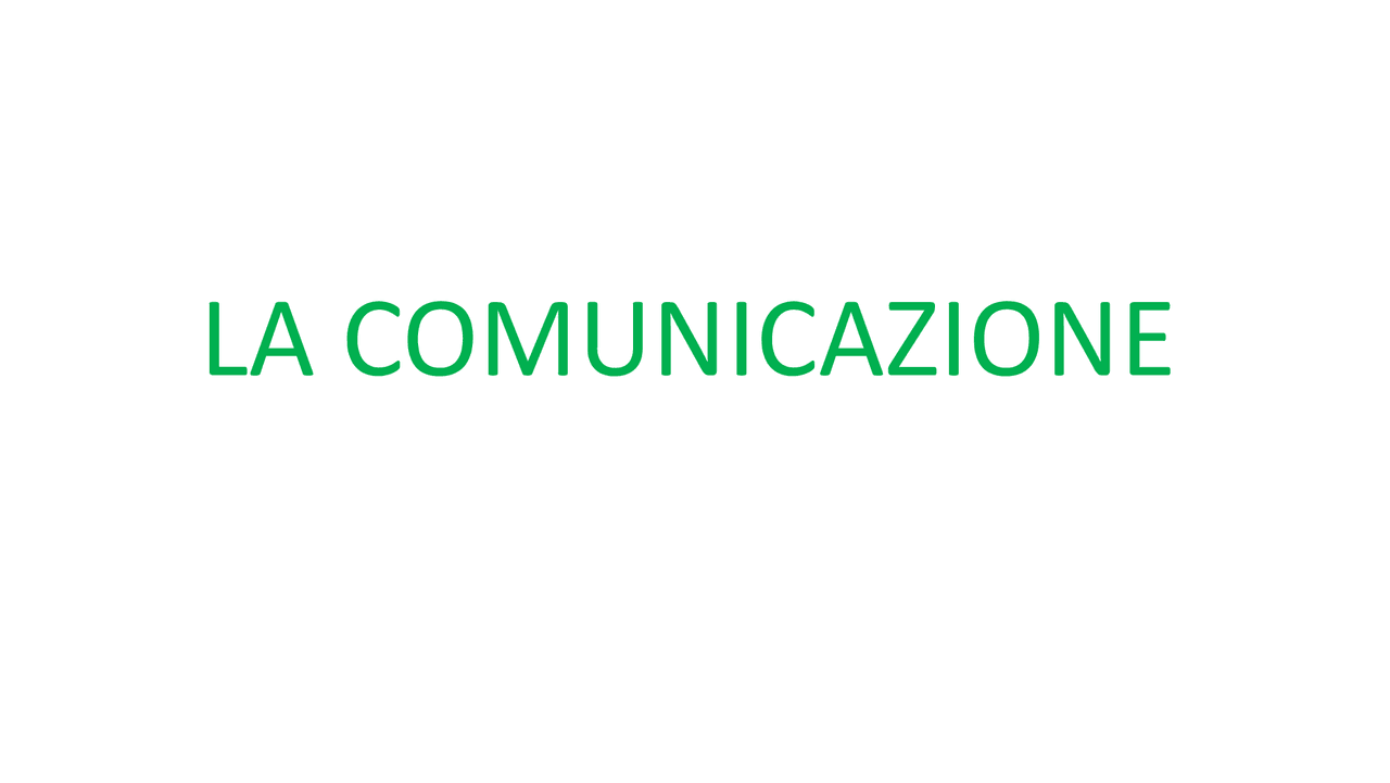 Comunicazione E Tecniche Comunicative Docsity