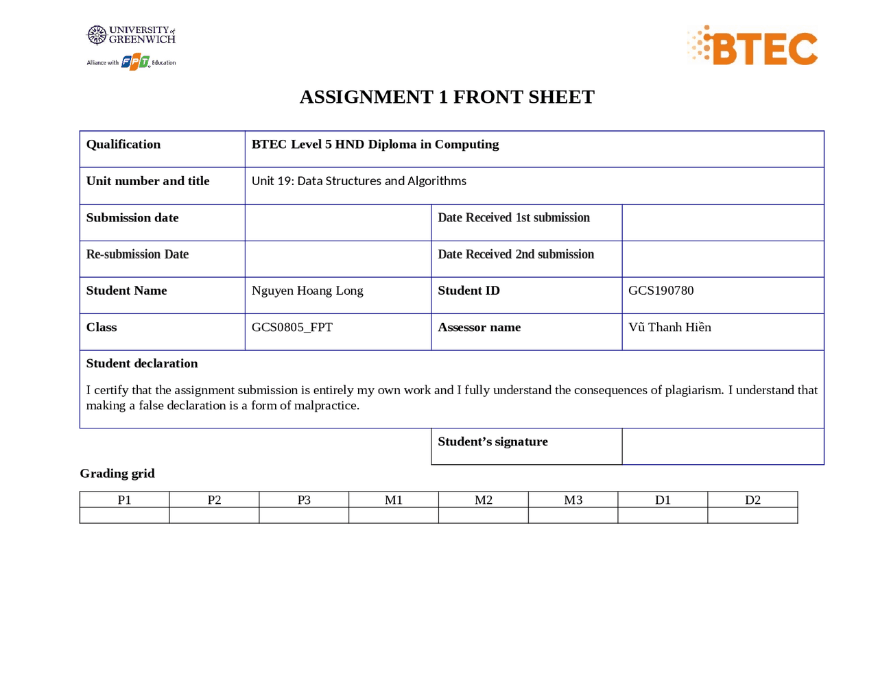Data Structure And Algorithm Docsity