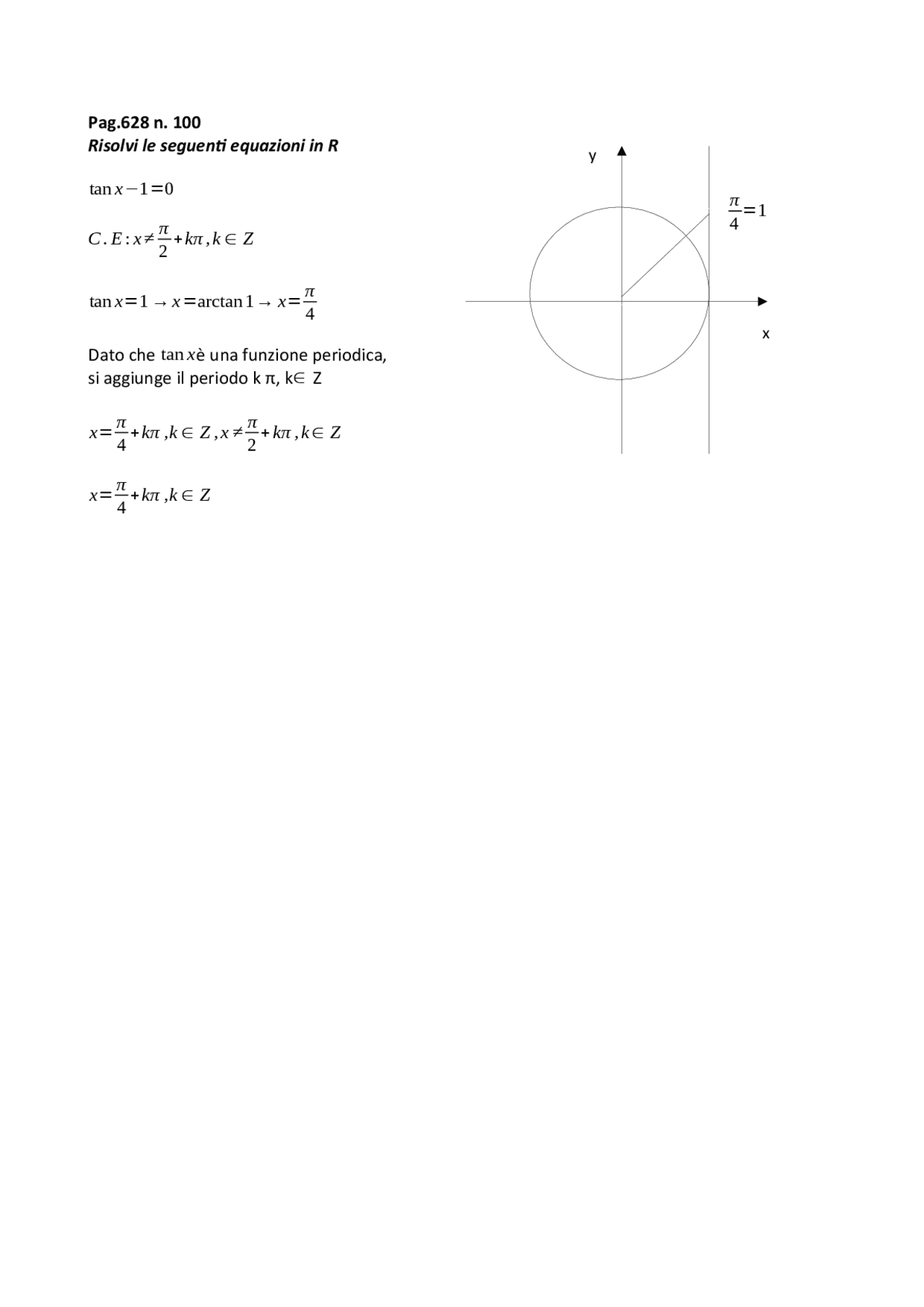 Matematica Goniometria Semplice Docsity