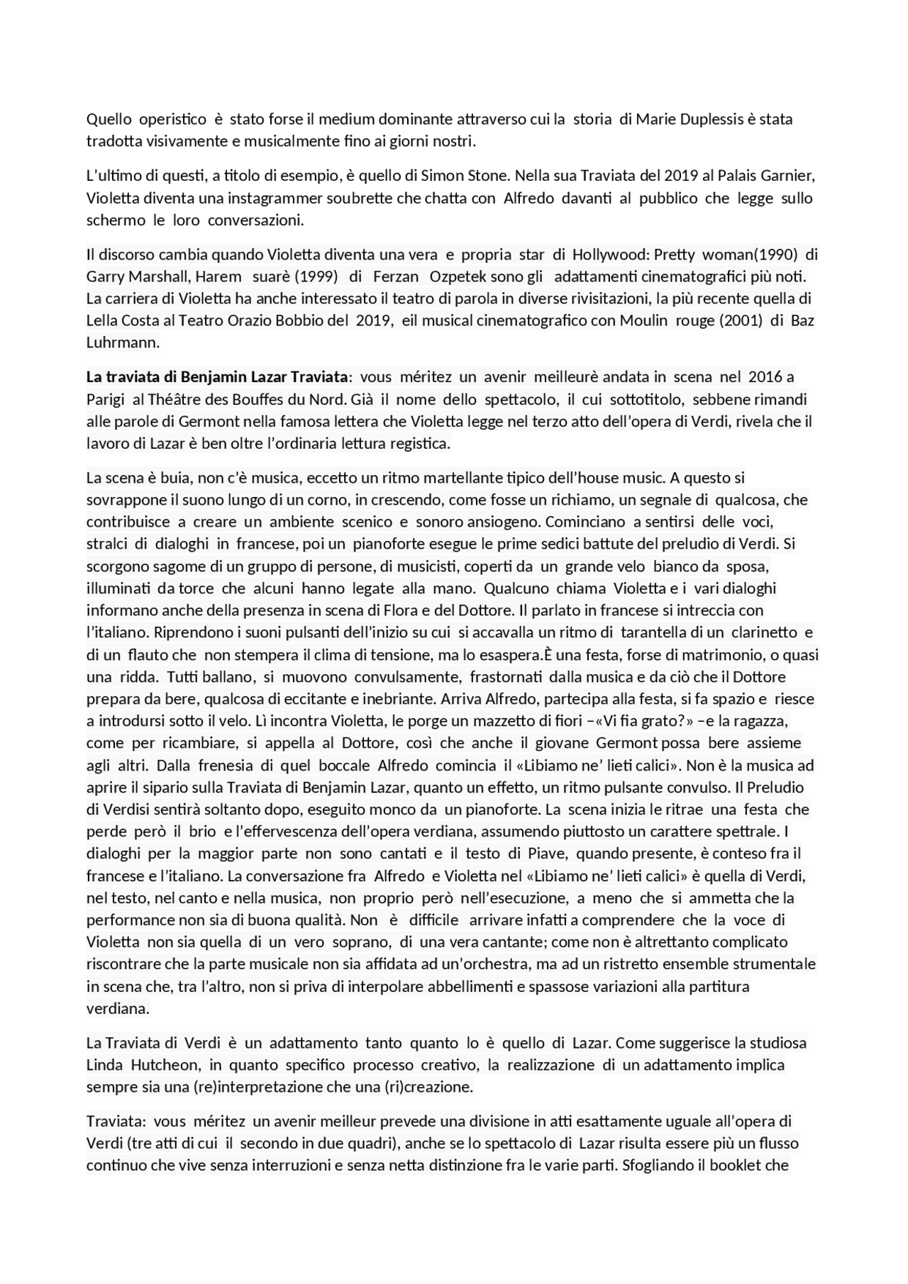 Saggio Quattrocchi Riassunto Docsity