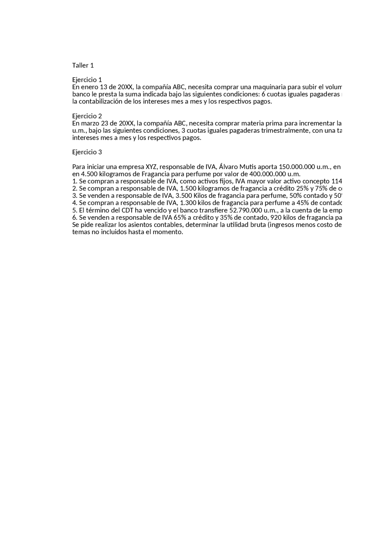 Desarrollo trabajo complementario - Docsity